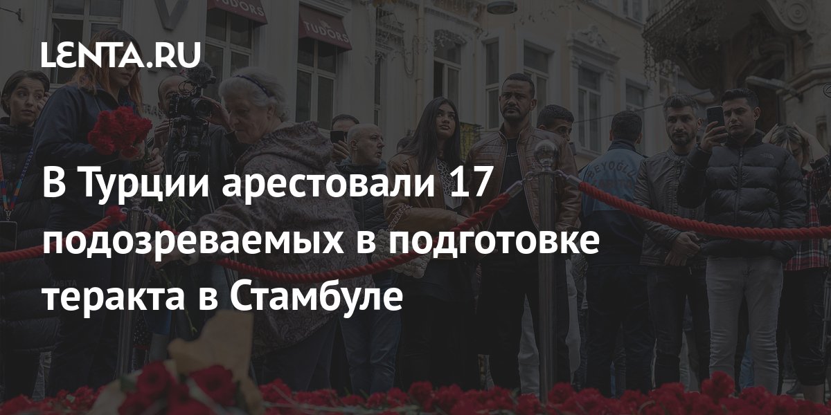 В Турции арестовали 17 подозреваемых в подготовке теракта в Стамбуле