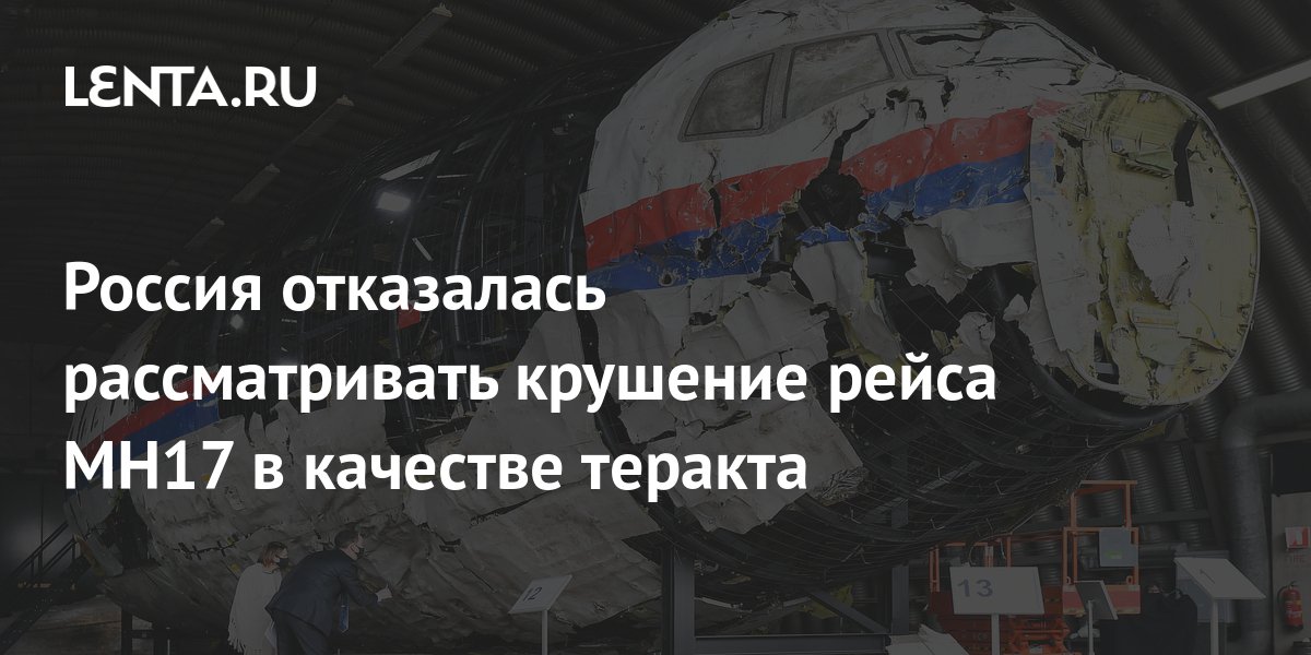 Россия отказалась рассматривать крушение рейса MH17 в качестве теракта: Политика: Мир: Lenta.ru