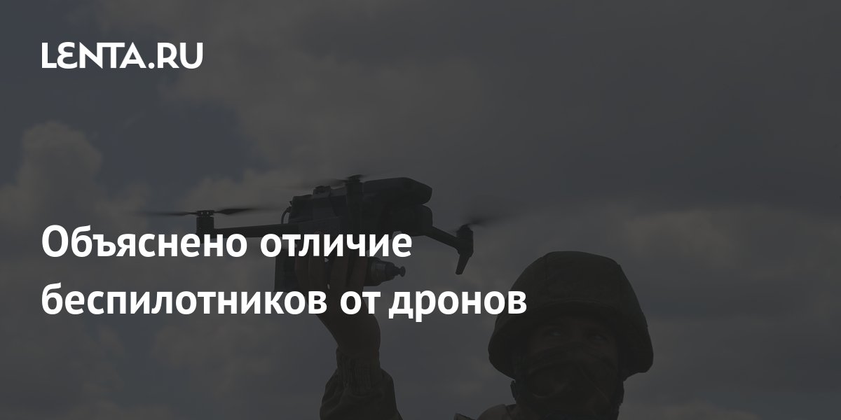 Объяснено отличие беспилотников от дронов: Оружие: Наука и техника ...
