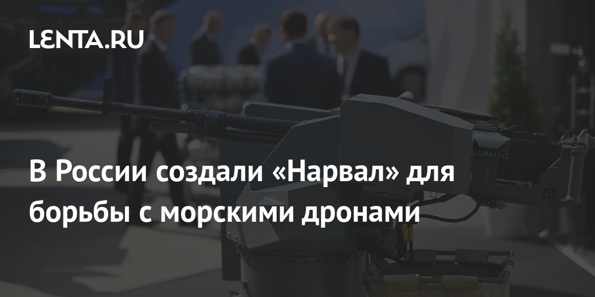 В России создали «Нарвал» для борьбы с морскими дронами: Оружие: Наука ...