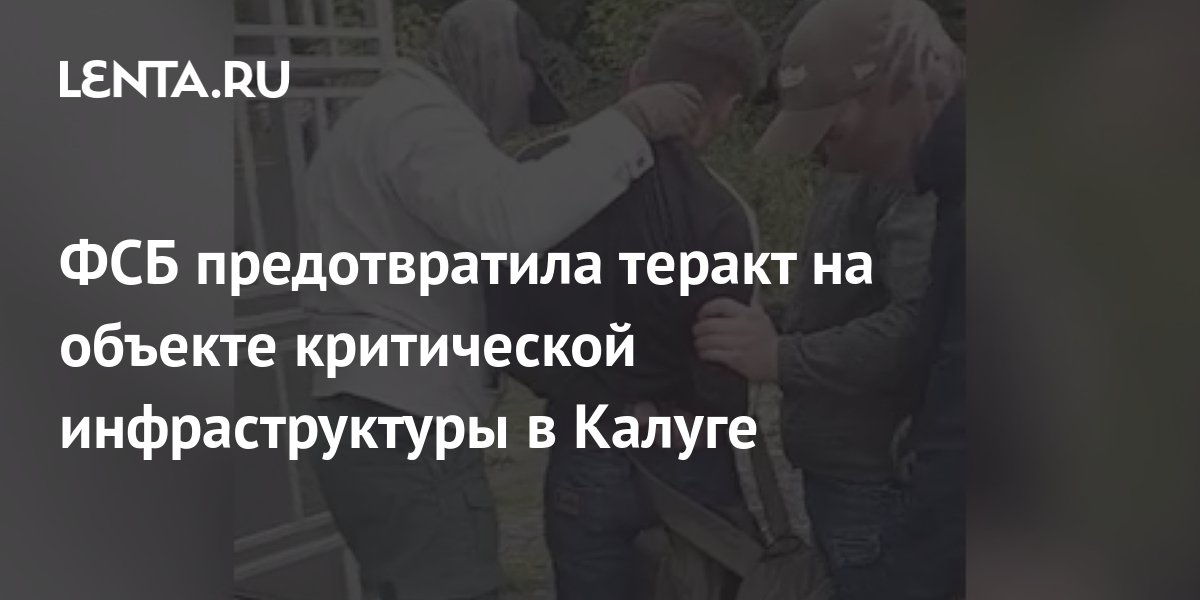 ФСБ предотвратила теракт на объекте критической инфраструктуры в Калуге: Следствие и суд ...