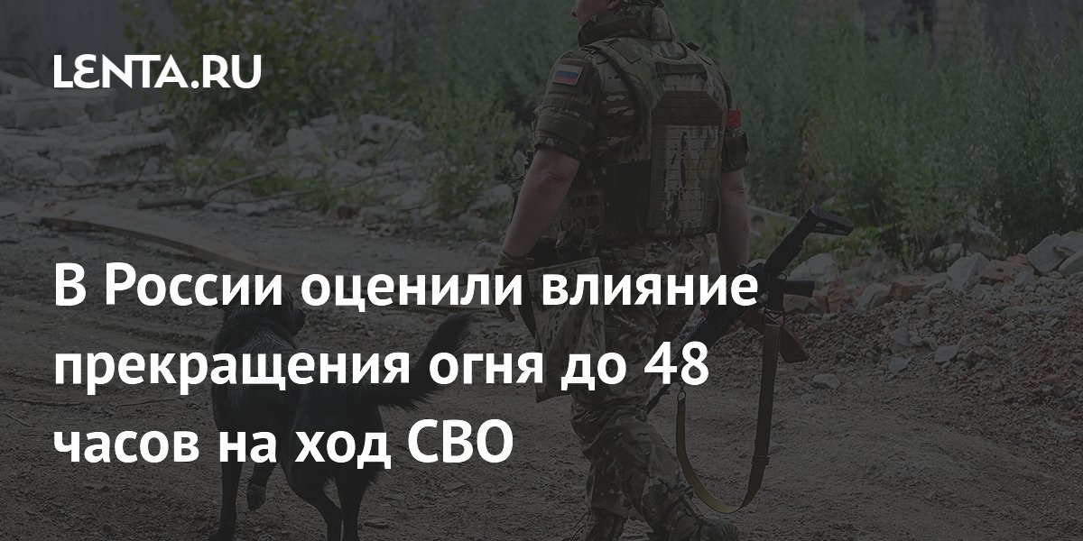 В России оценили влияние прекращения огня до 48 часов на ход СВО: Общество: Россия: Lenta.ru