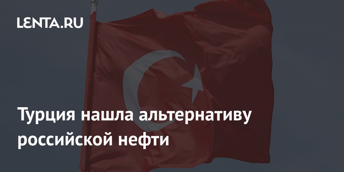 Турция нашла альтернативу российской нефти: Рынки: Экономика: Lenta.ru