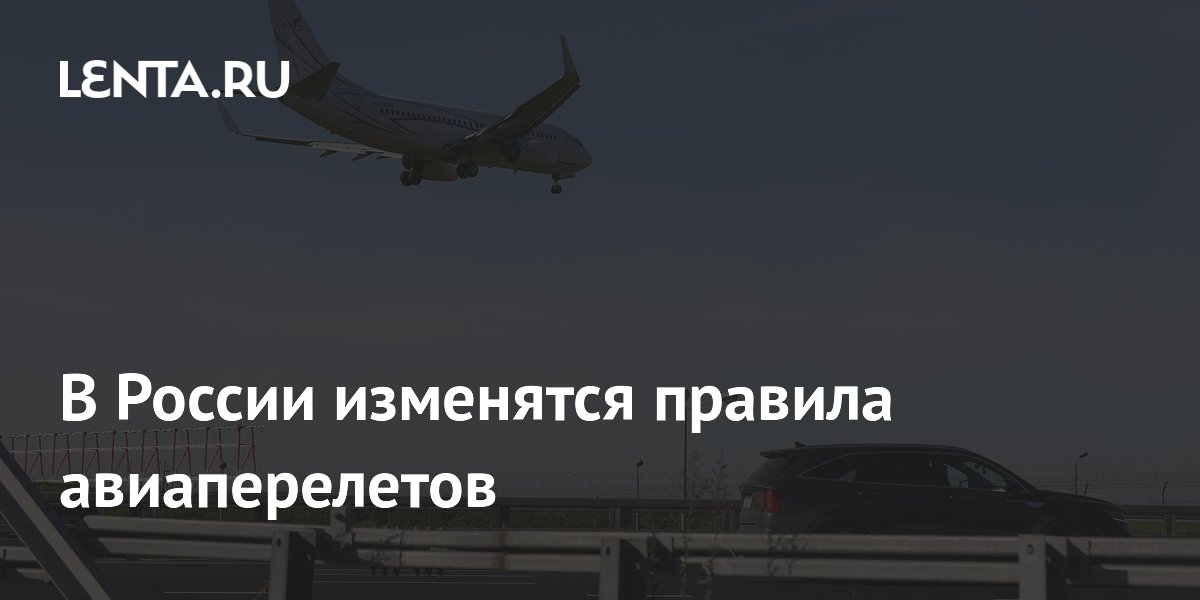 В России изменятся правила авиаперелетов: Россия: Путешествия: Lenta.ru
