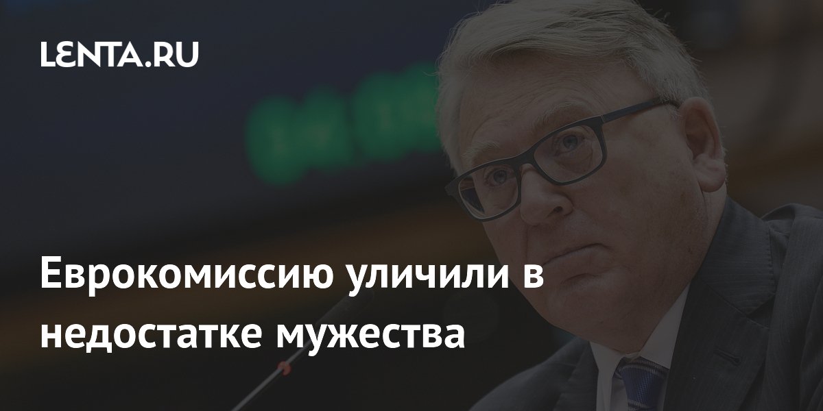 Еврокомиссию уличили в недостатке мужества: Политика: Мир: Lenta.ru