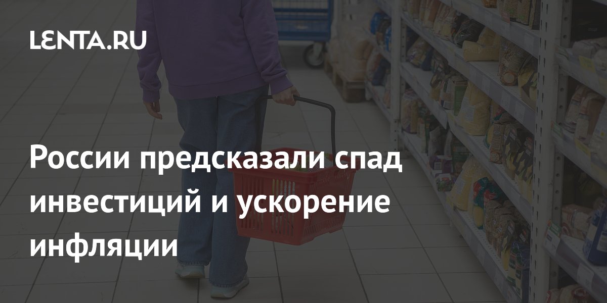 России предсказали спад инвестиций и ускорение инфляции: Госэкономика ...